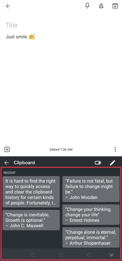 How to Clear the Clipboard on Samsung Mobiles - 2021 | Techschumz