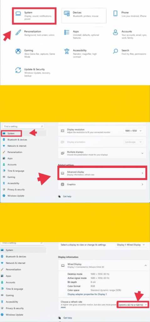 How to Enable and Disable Dynamic Refresh Rate in Windows 11 | Techschumz