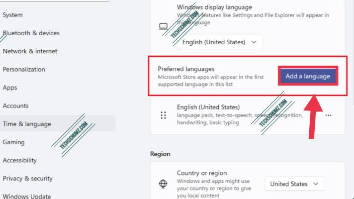 How to Change the System Language on Windows 11 PC | Techschumz