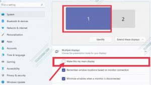 How to Change The Primary Monitor on Windows 11 |3 Methods| Techschumz