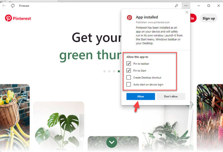 How to Download and Install Pinterest on a Windows 11 PC | Techschumz