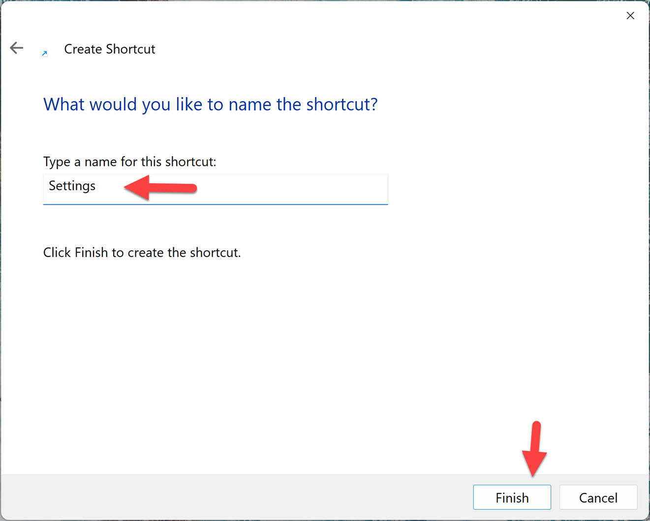 How To Create Desktop Shortcuts For Settings On Windows 11 Techschumz