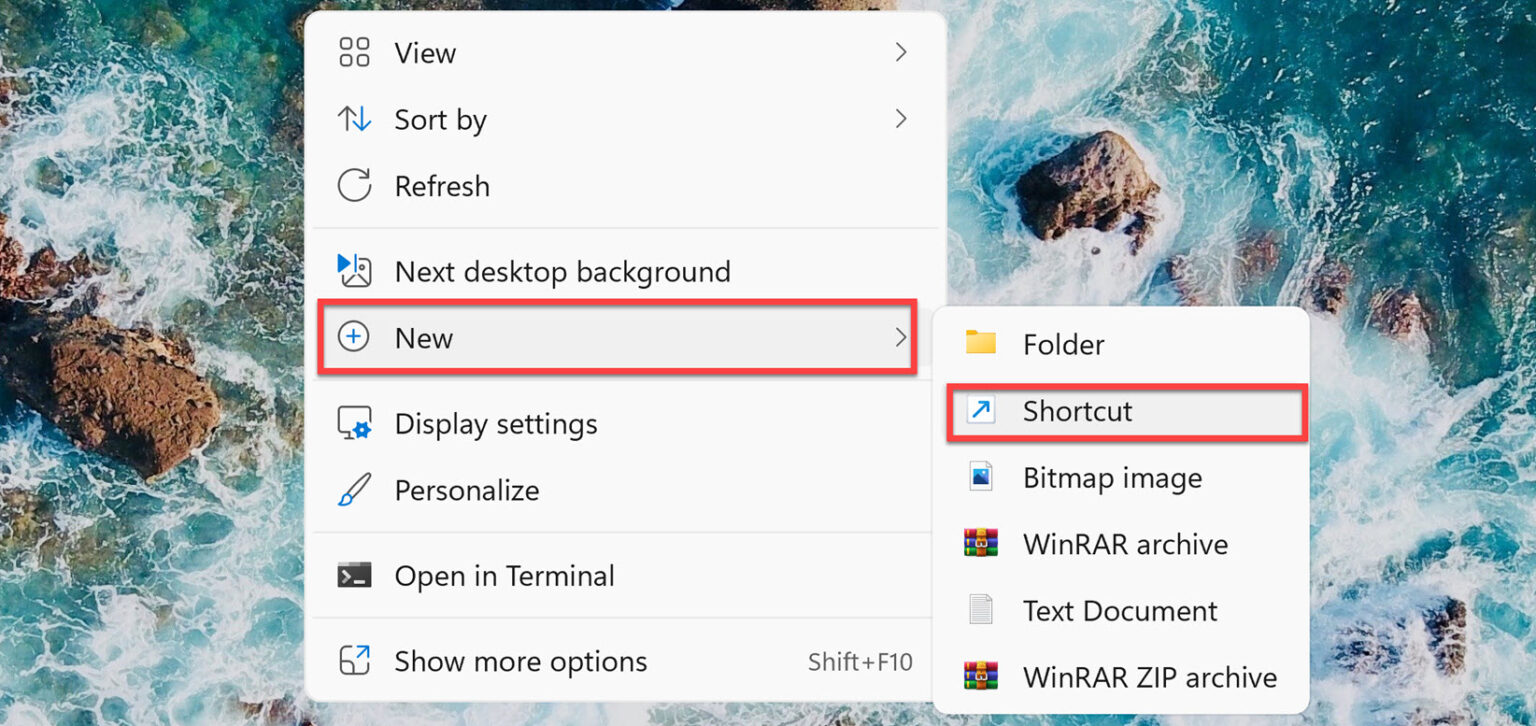 How To Create Desktop Shortcuts for Settings on Windows 11 | Techschumz