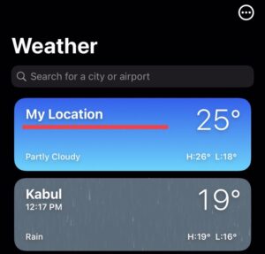 How to Change the Weather Location on your iPhone on iOS 16 | Techschumz