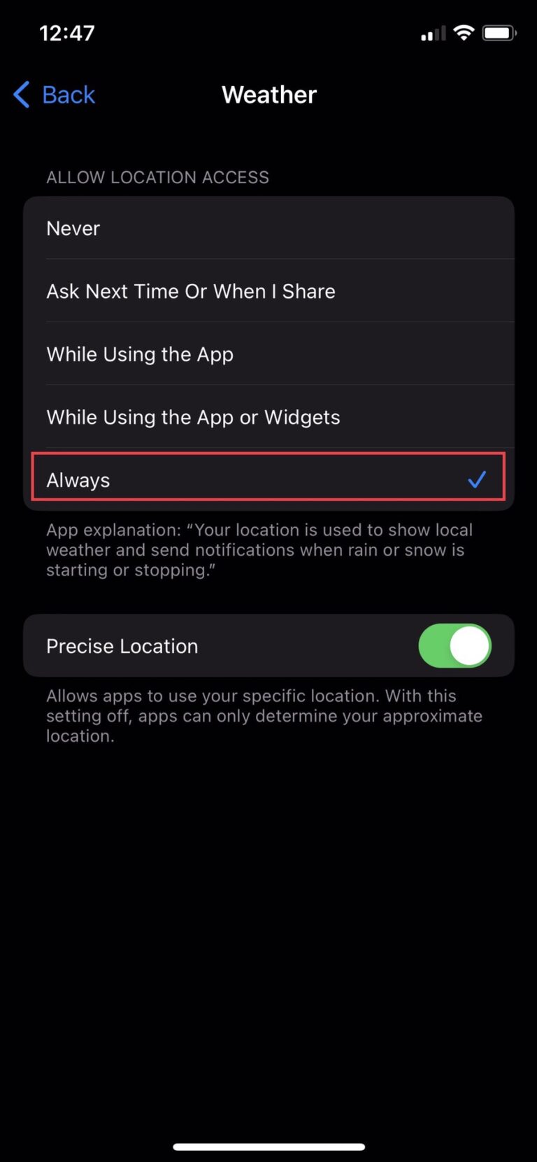 How to Change the Weather Location on your iPhone on iOS 16 | Techschumz