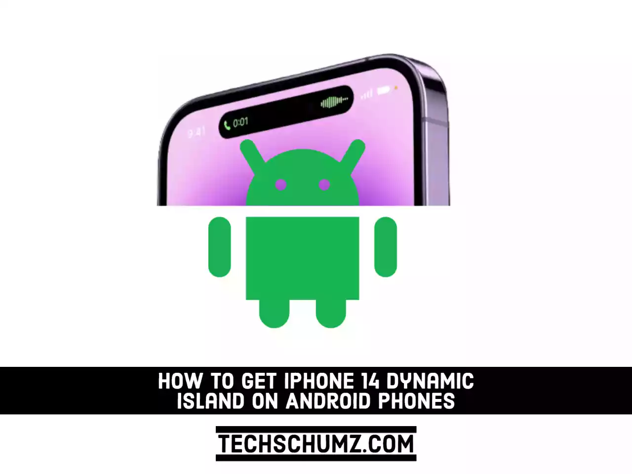 How To Get iPhone 14 Dynamic Island on Android Phones | Techschumz